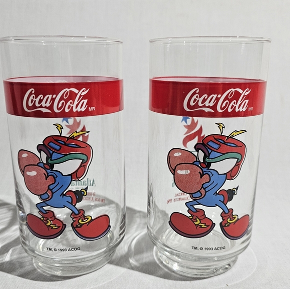 Coca Cola | Dining | 996 Coca Cola Glass Olympic Games Atlanta Izzy ...